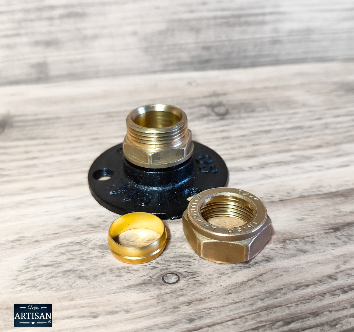 3/4 Inch US Brass Compression Wall Floor Flange Fittings For 3/4 Copper ...