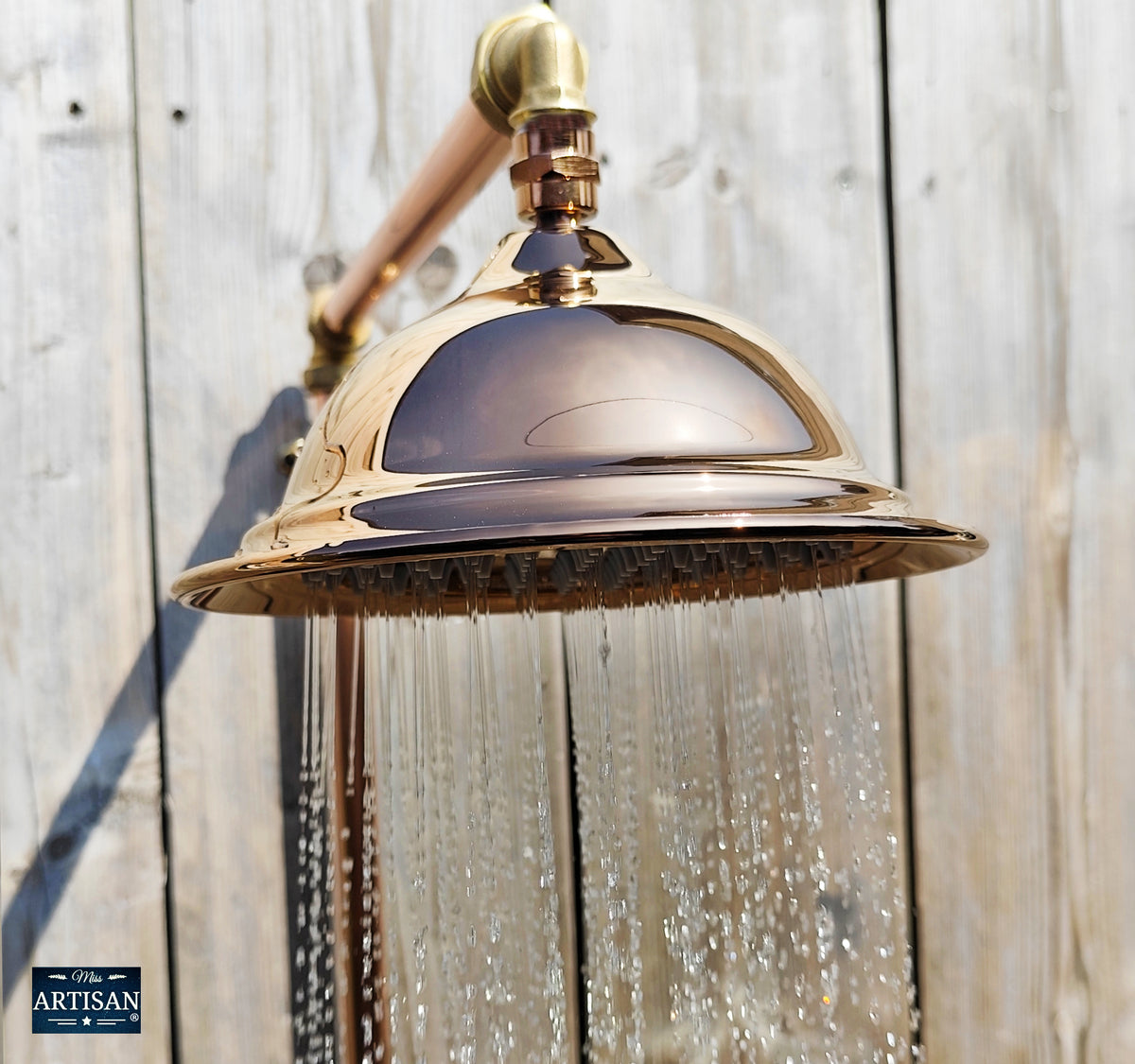8 Inch Copper Bell Shower Heads - Indoor / Outdoor Use – Miss Artisan Ltd