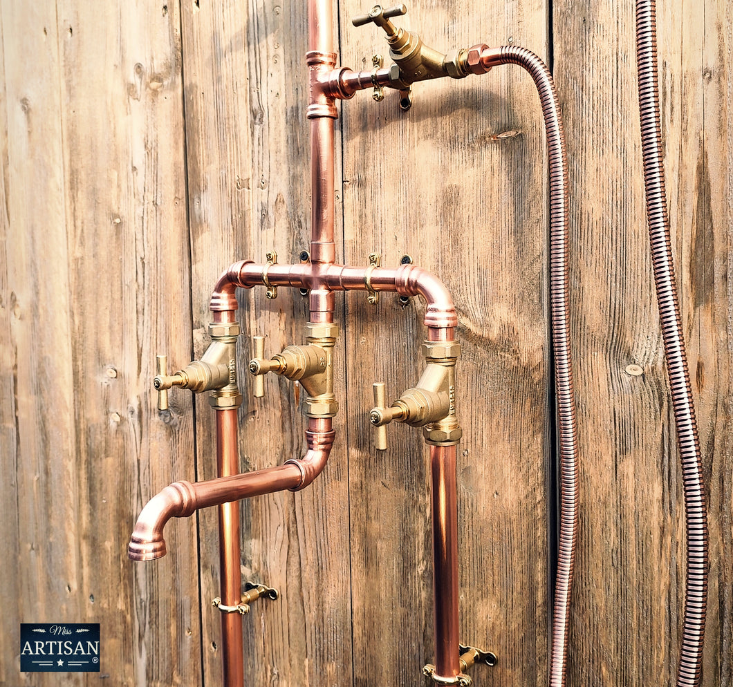 Indoor / Outdoor Handmade Pure Copper Showers – Miss Artisan Ltd