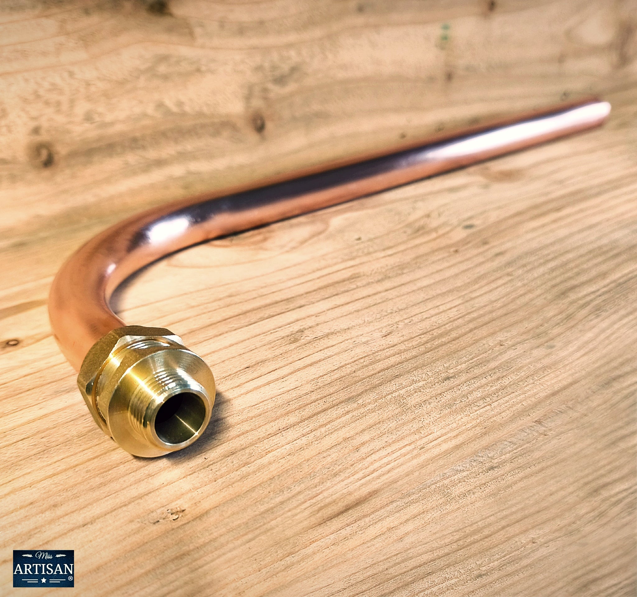 22mm Curved Copper Shower Arm – Miss Artisan Ltd