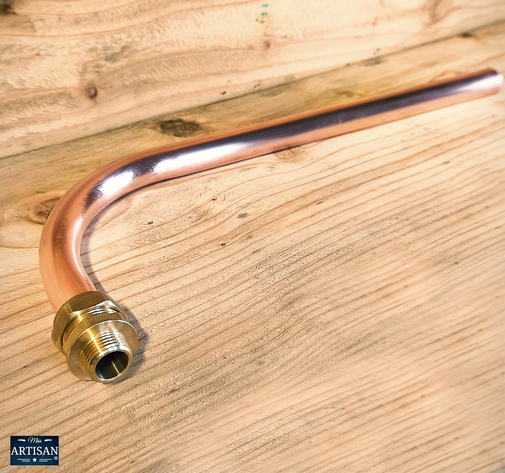 22mm Curved Copper Shower Arm – Miss Artisan Ltd