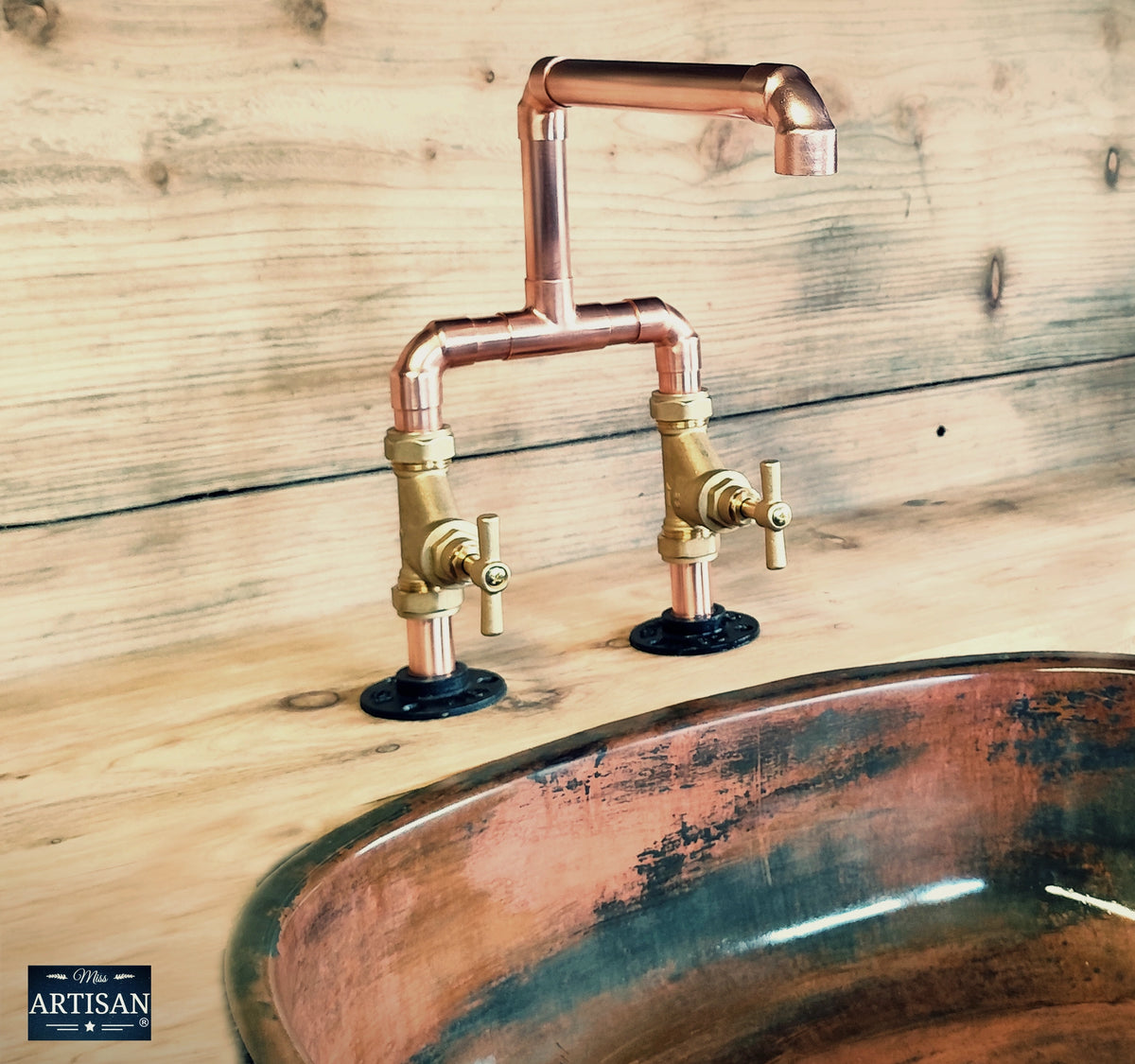 Copper Mixer Tap - Fixed Spout – Miss Artisan Ltd