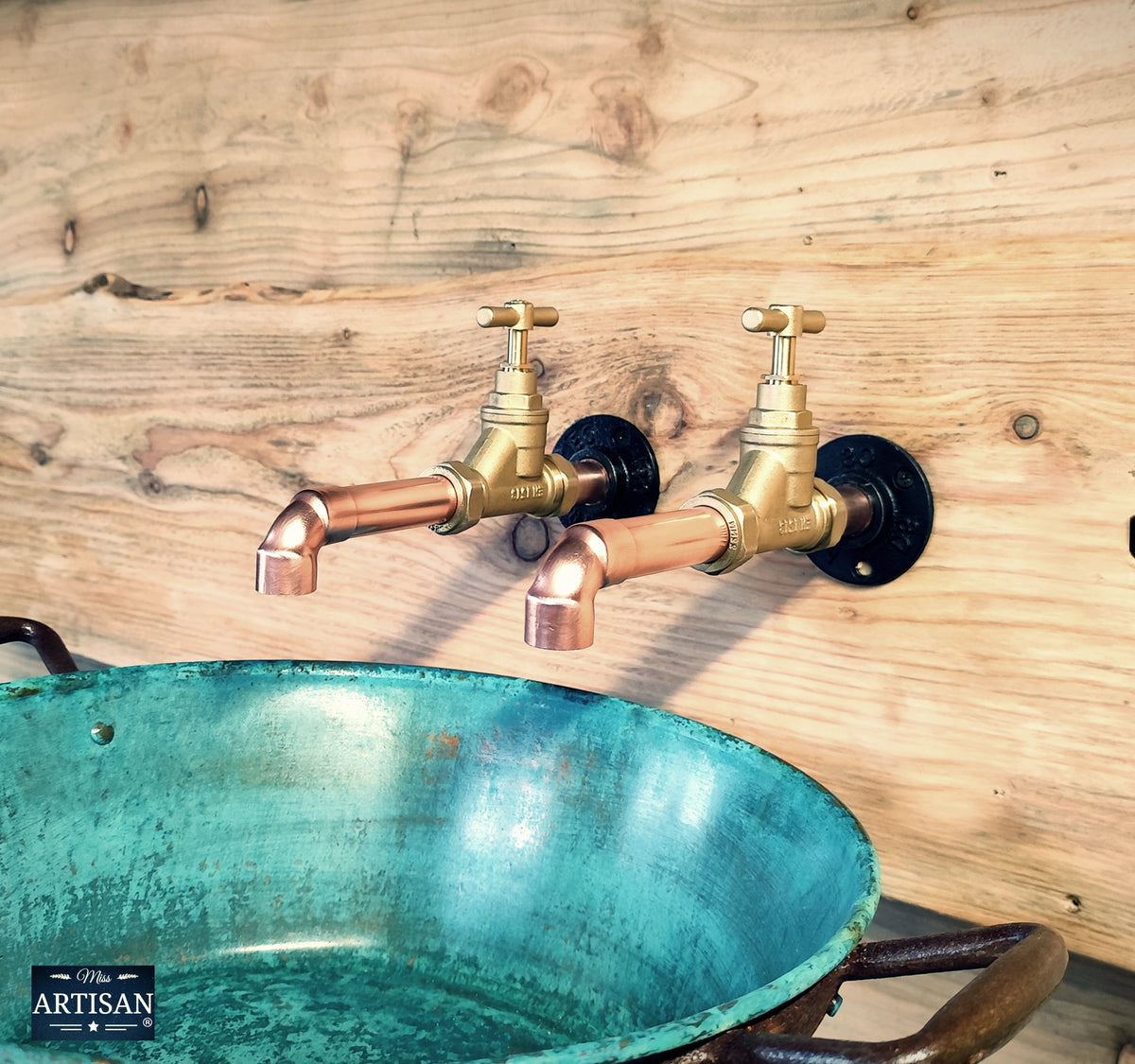 Single Copper Pipe Wall Mounted Faucet Tap – Miss Artisan Ltd