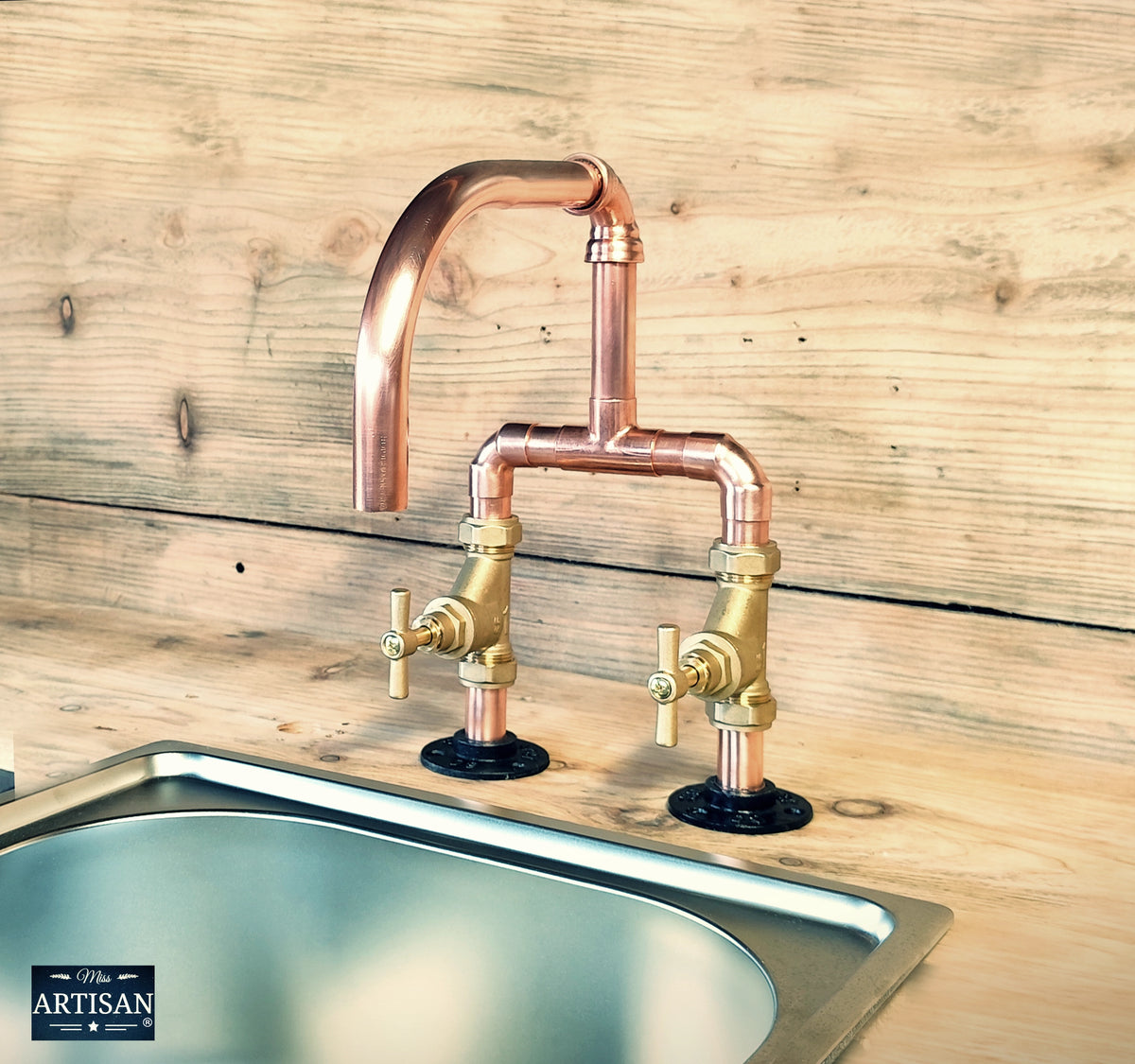 Copper Mixer Faucet Tap - Swivel Spout – Miss Artisan Ltd