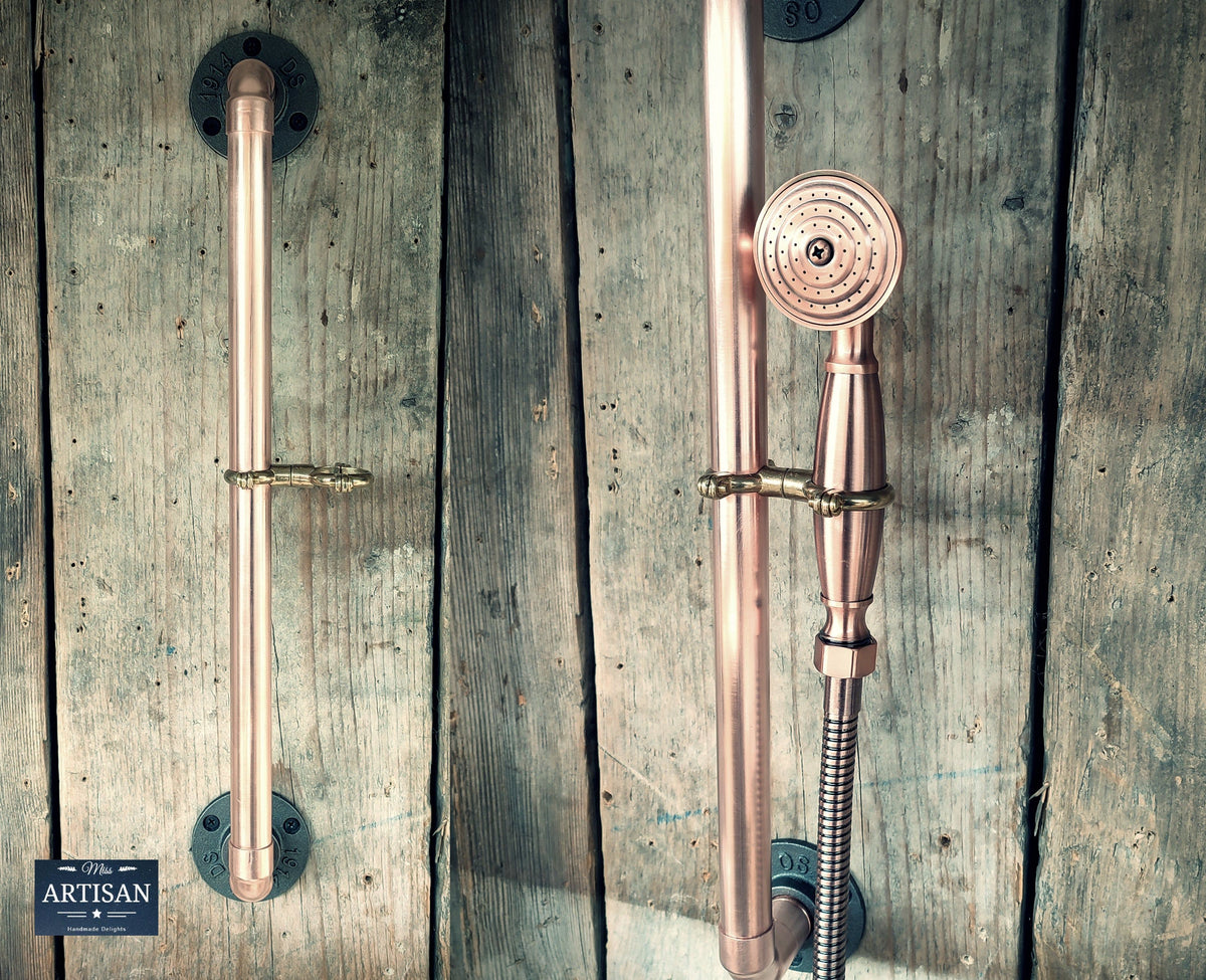 Handheld Copper Shower Holder Rails – Miss Artisan Ltd