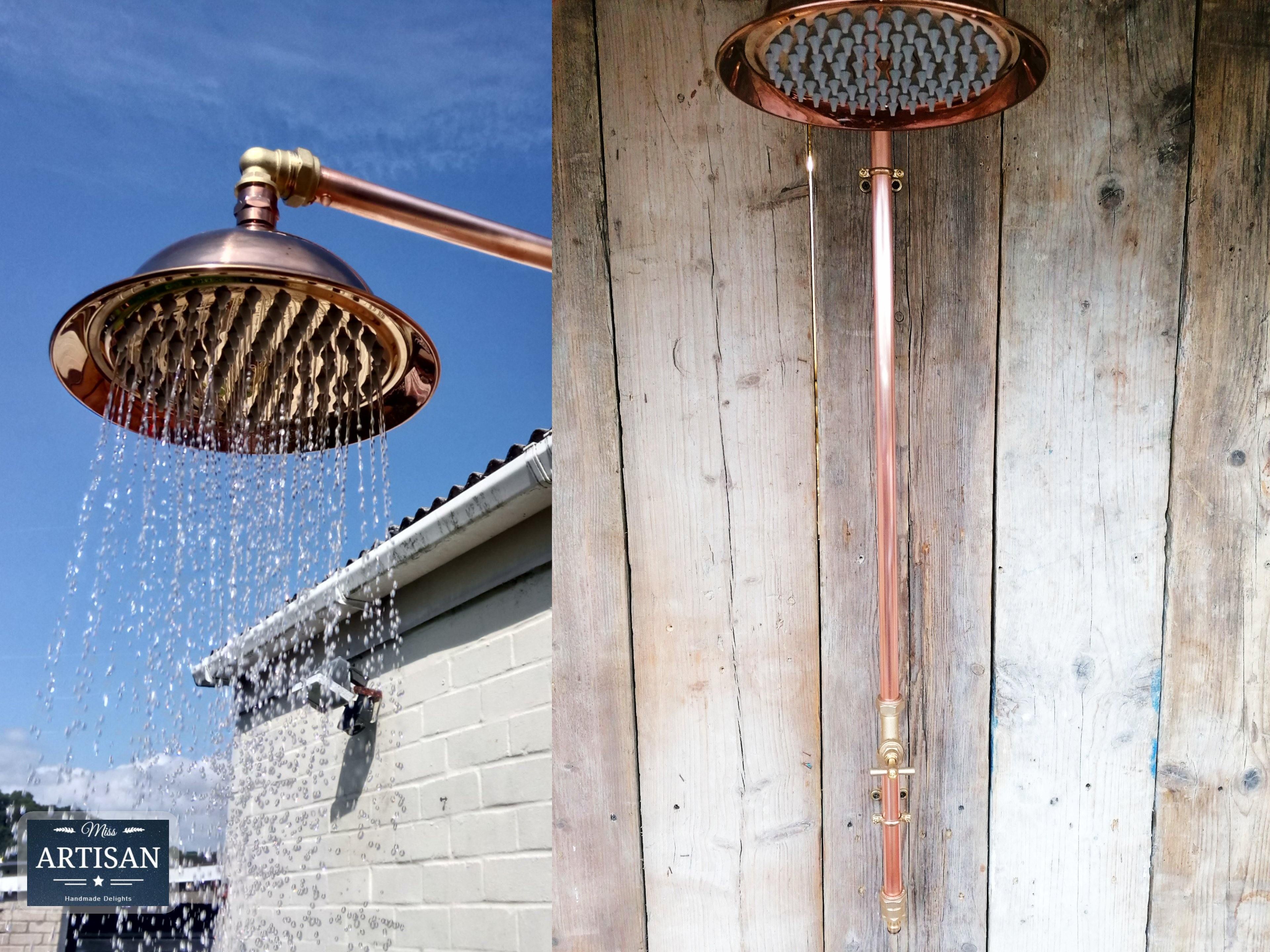 Copper Outdoor Shower