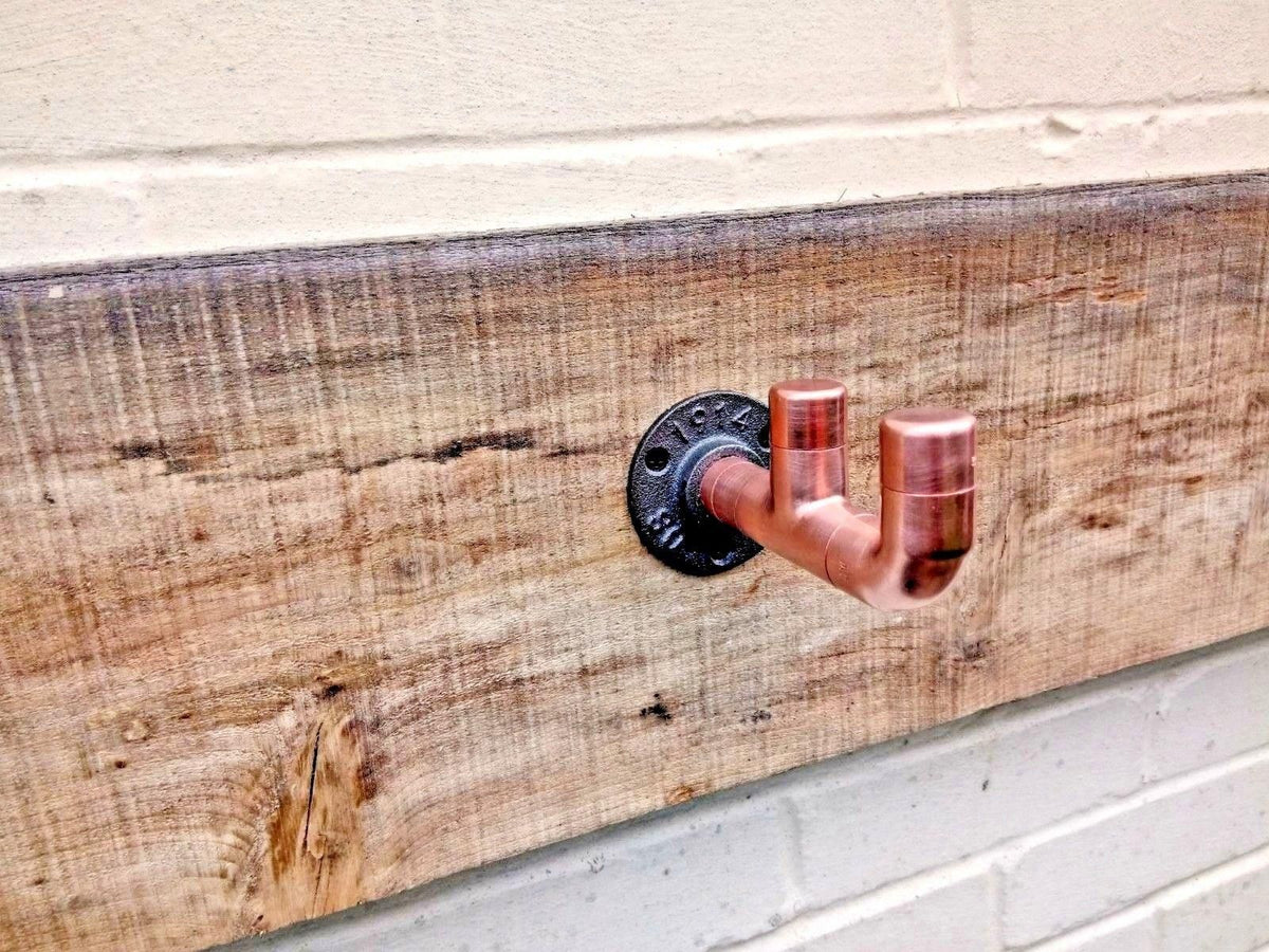 Double Copper Pipe Hook Straight – Miss Artisan Ltd