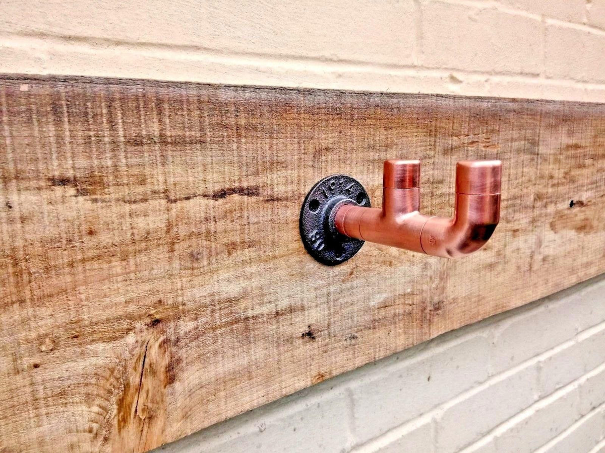 Double Copper Pipe Hook Straight – Miss Artisan Ltd